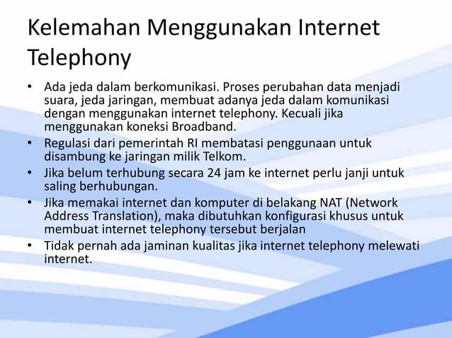 Pp internet telephony | PPT