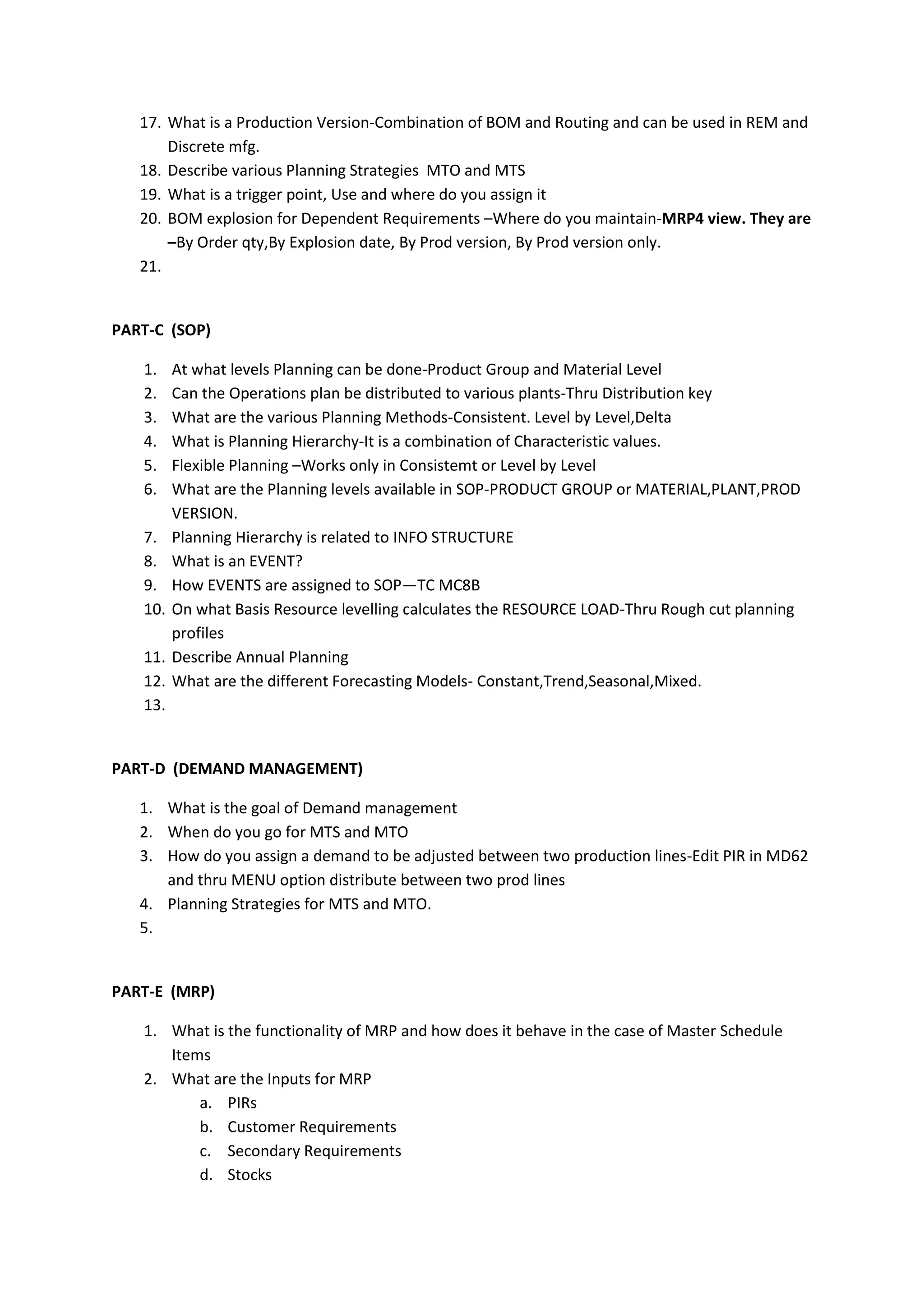 Pp interview questions | DOCX