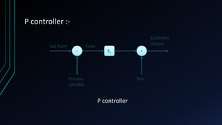 P, PI AND PID CONTROLLER | PPTX