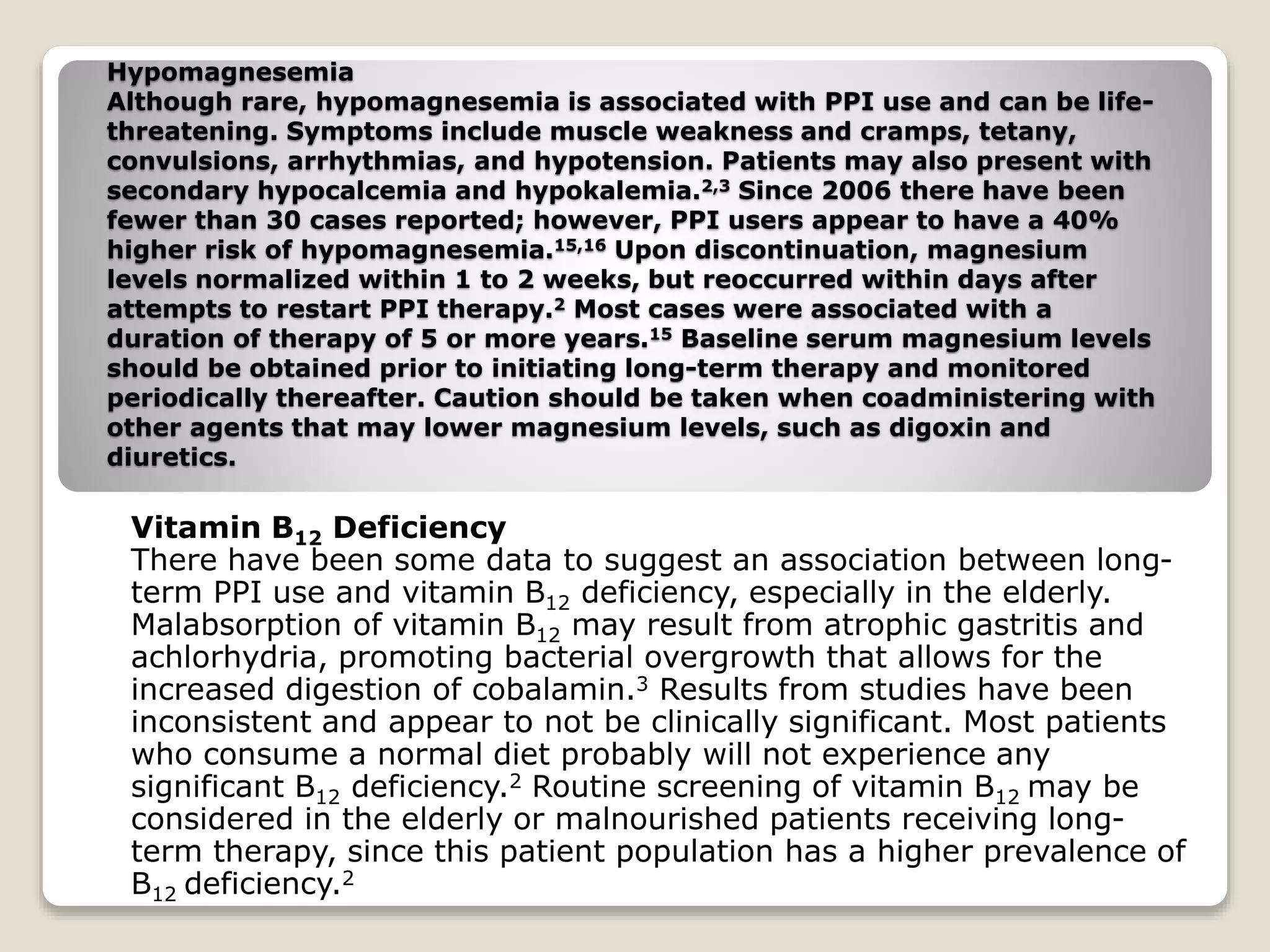PROTON PUMP INHIBITORS IN TERMS OF LONG TERM USE | PPTX