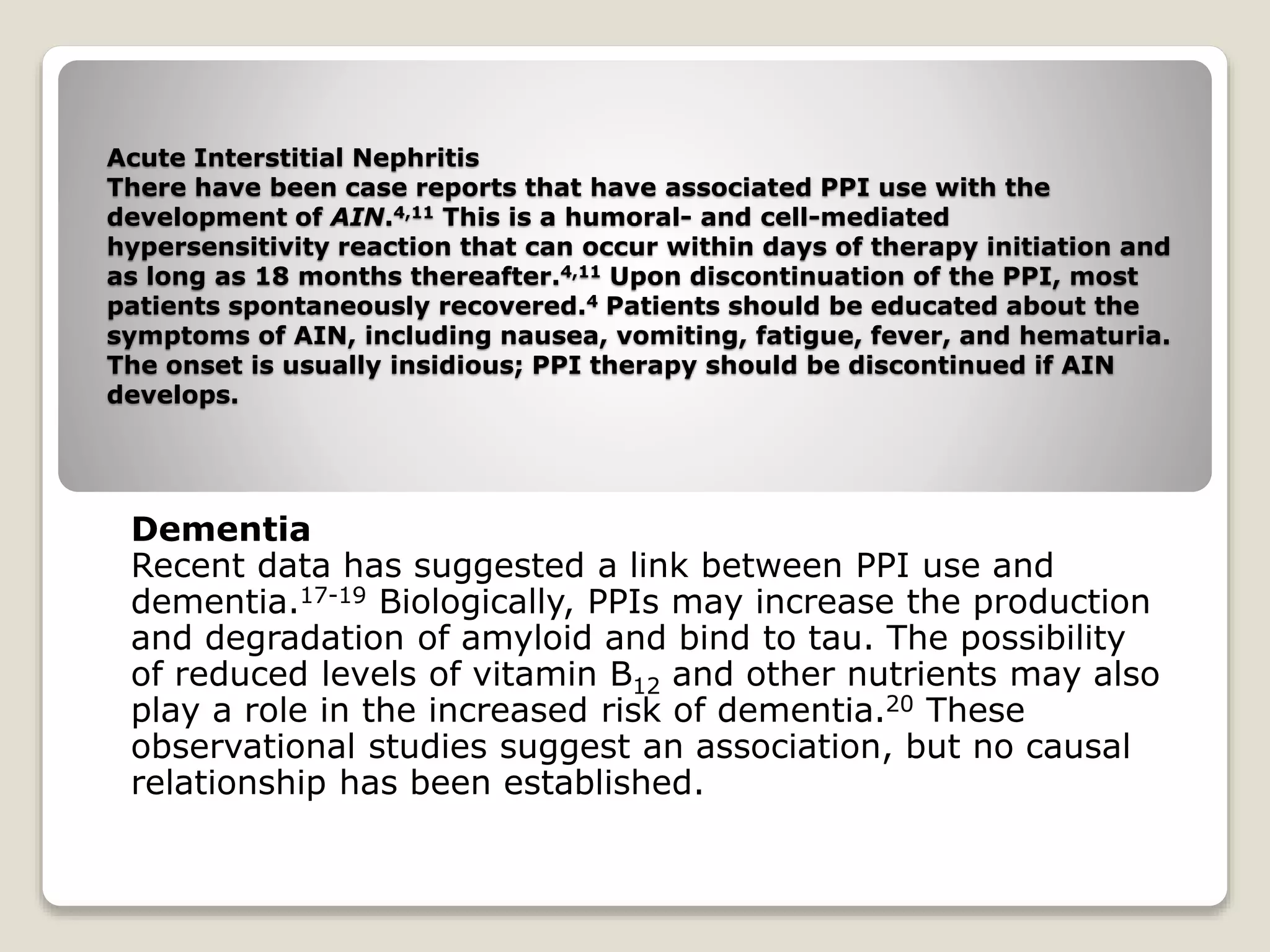 PROTON PUMP INHIBITORS IN TERMS OF LONG TERM USE | PPTX