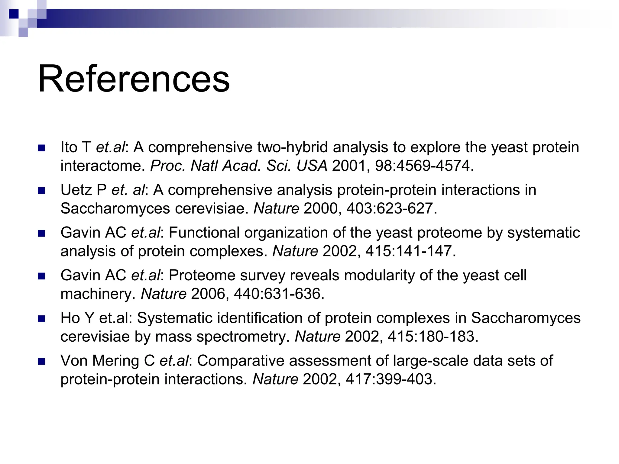 Protein protein interactions in systems biology | PPT