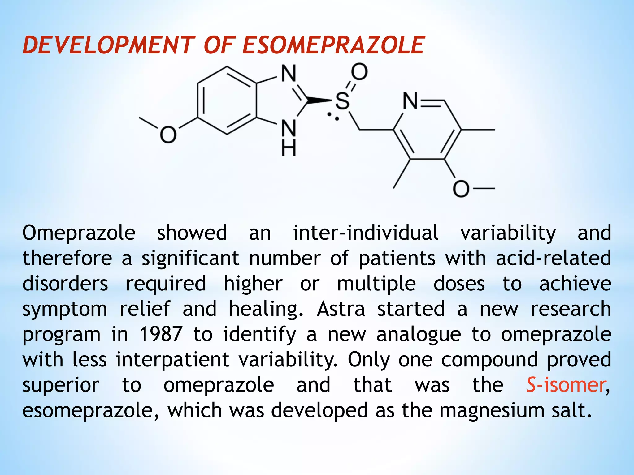 proton pump inhibitors discovery and development | PPTX