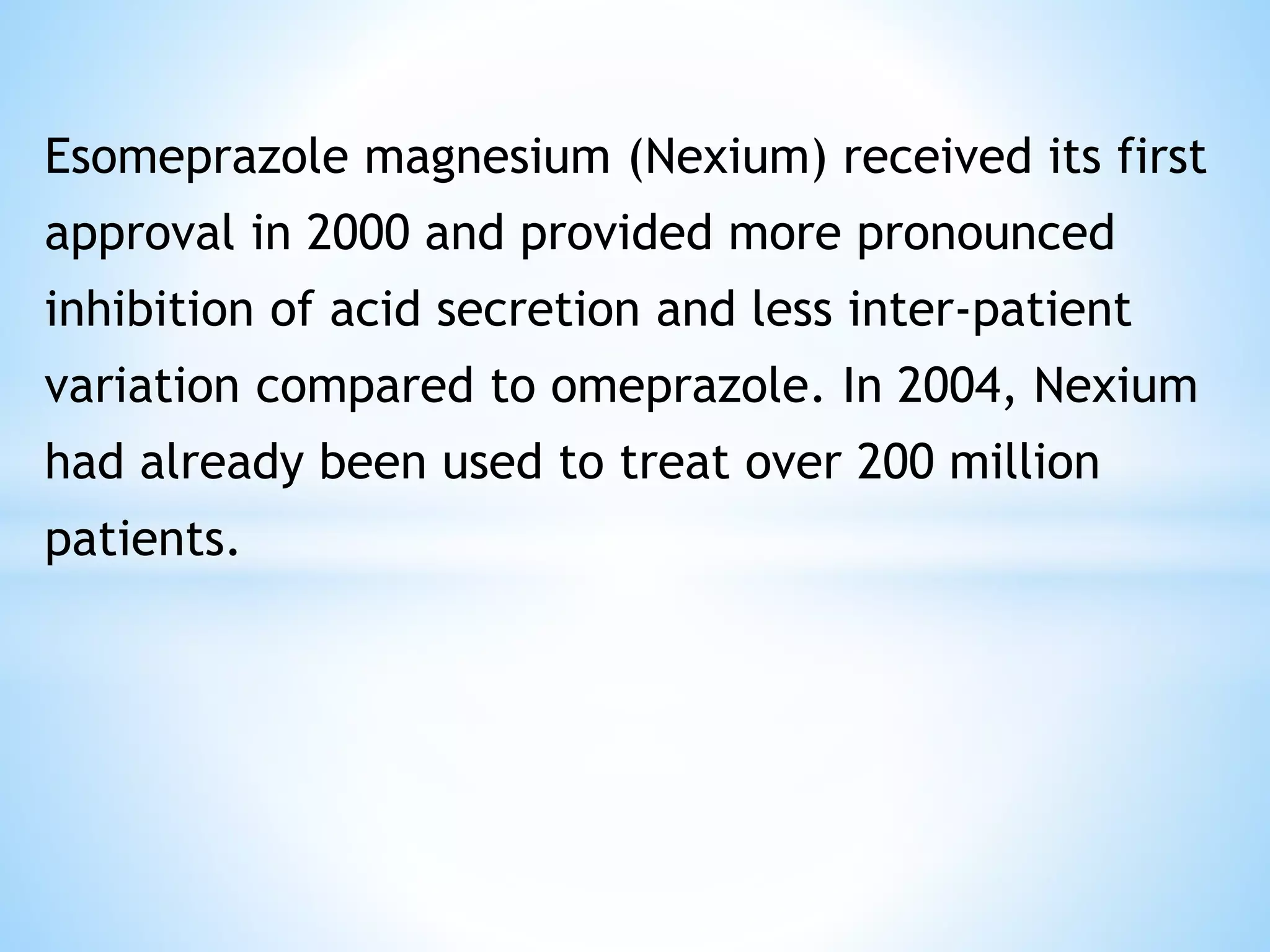 proton pump inhibitors discovery and development | PPTX