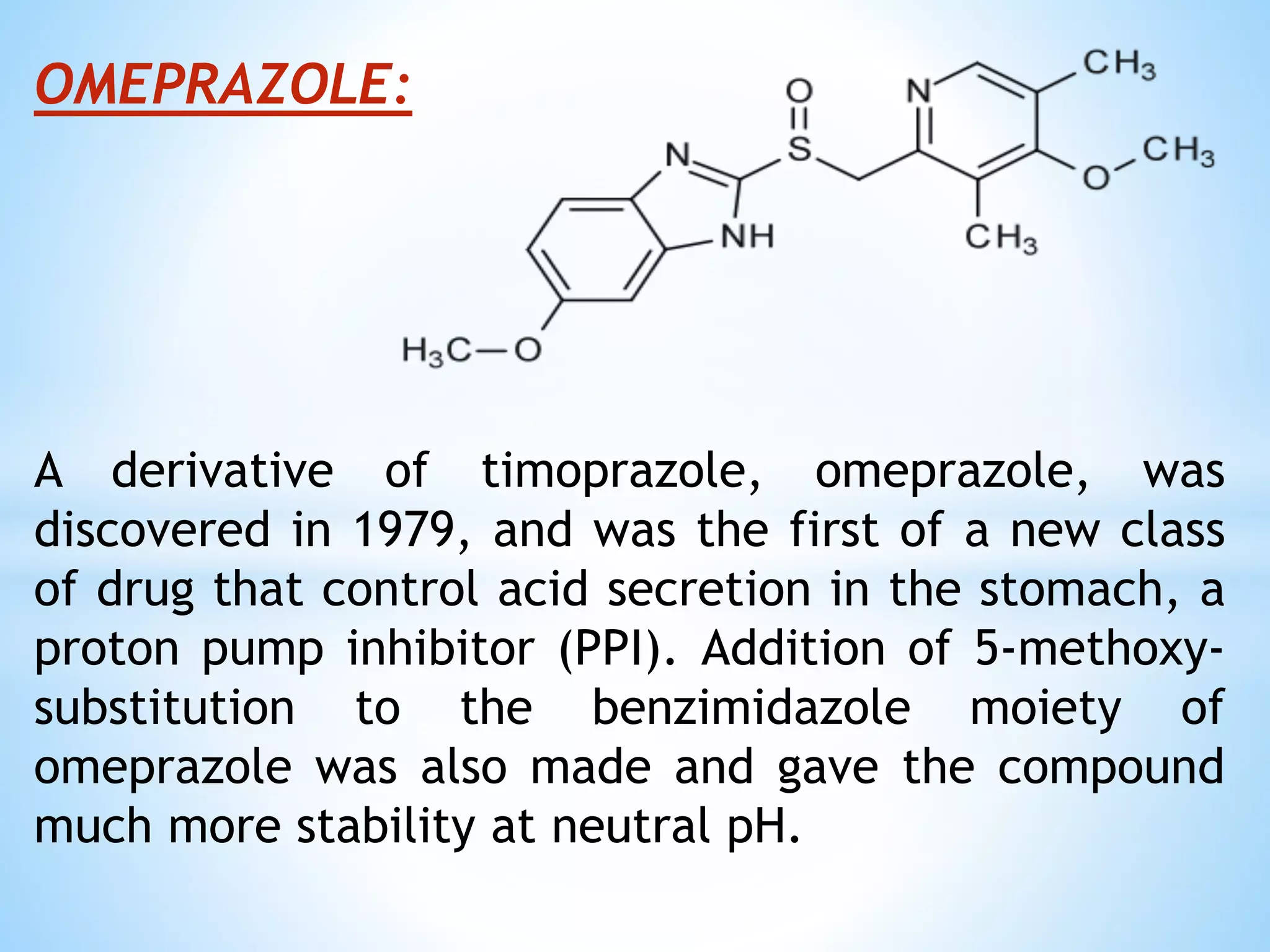 proton pump inhibitors discovery and development | PPTX