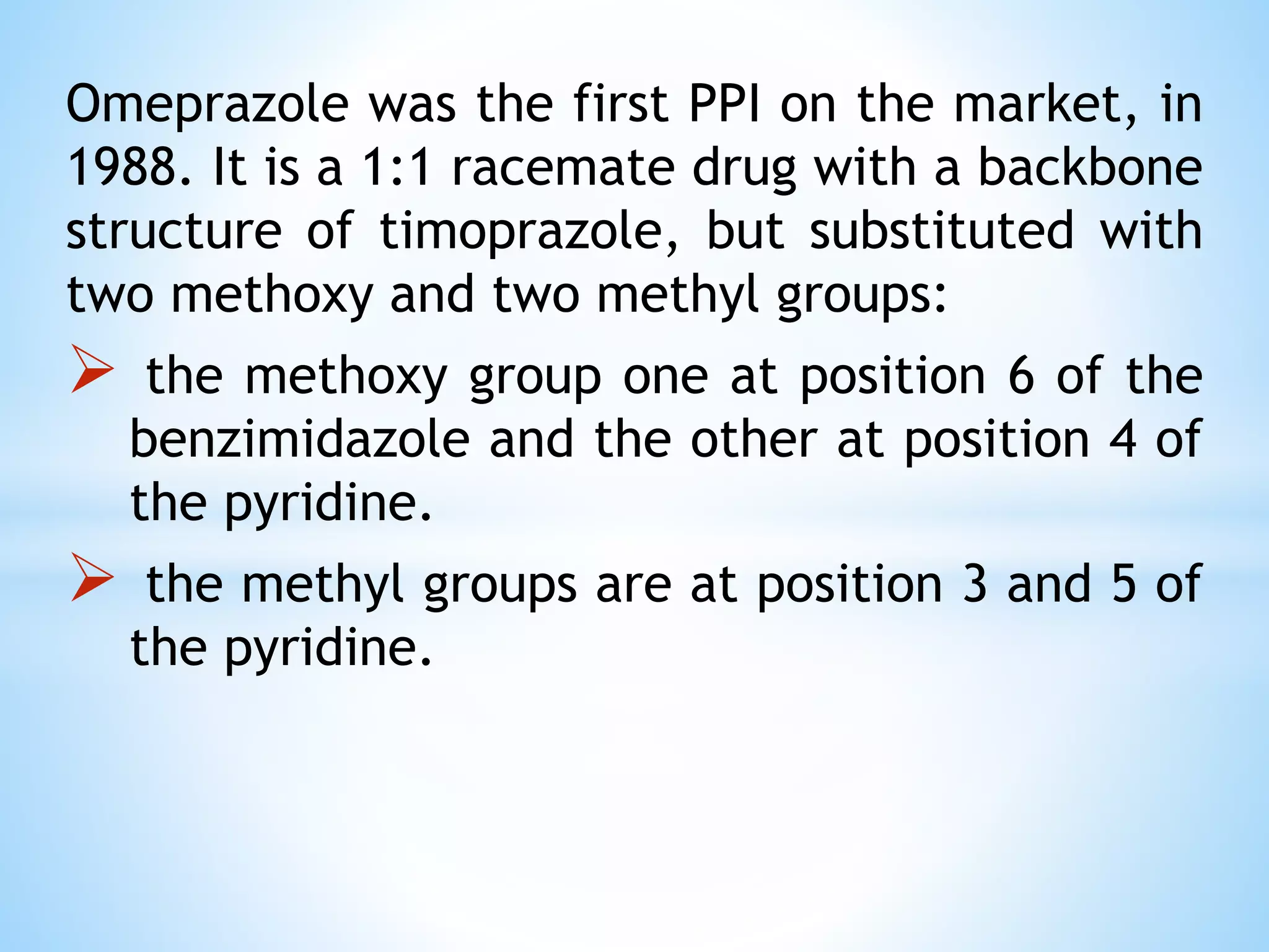 proton pump inhibitors discovery and development | PPTX