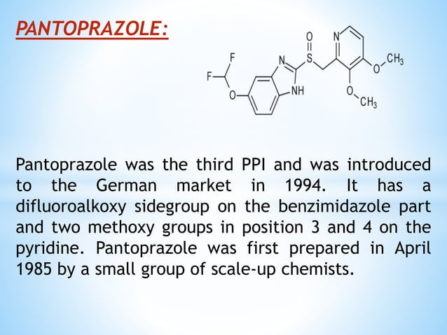 proton pump inhibitors discovery and development | PPTX | Chemistry ...