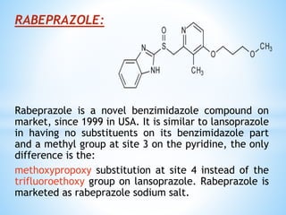 proton pump inhibitors discovery and development | PPTX
