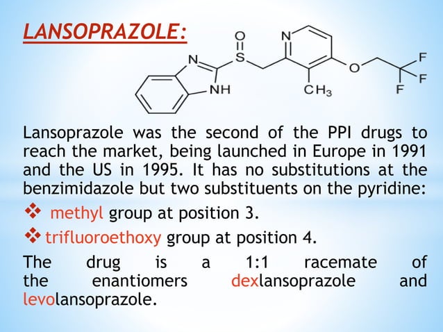 proton pump inhibitors discovery and development | PPTX | Chemistry ...