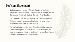 Robot Mission To Mars | PPTX