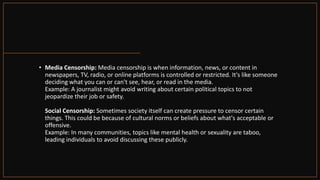 PPIT Q 2.pptx about filtering types of censorship | PPT
