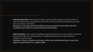 PPIT Q 2.pptx about filtering types of censorship | PPT
