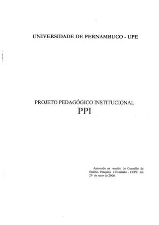 Ppi upe | PDF