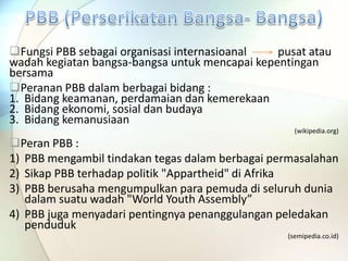 Organisasi Internasional | PPTX