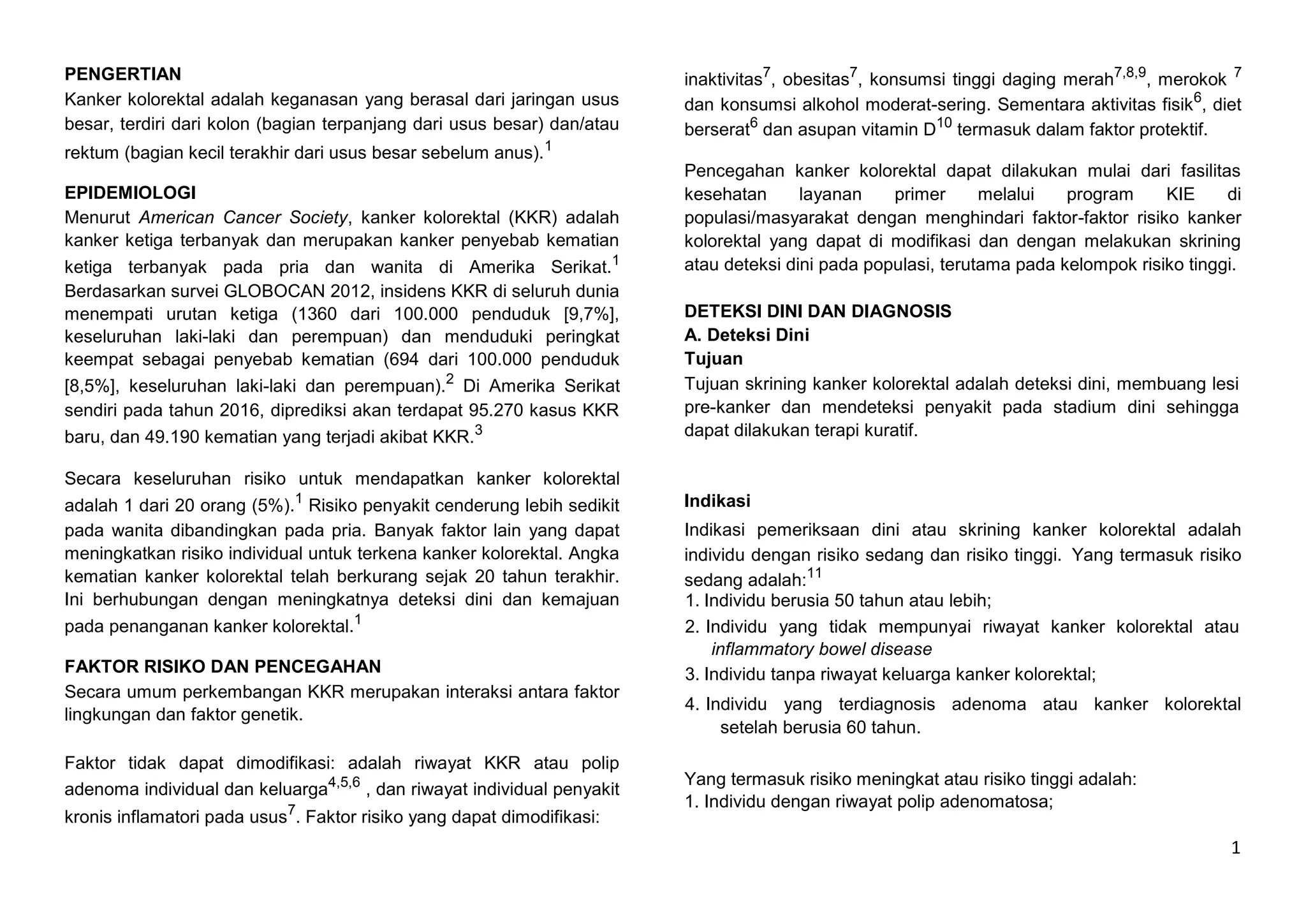 PPK Kolorektal oleh kementrian kesehatan | PPT