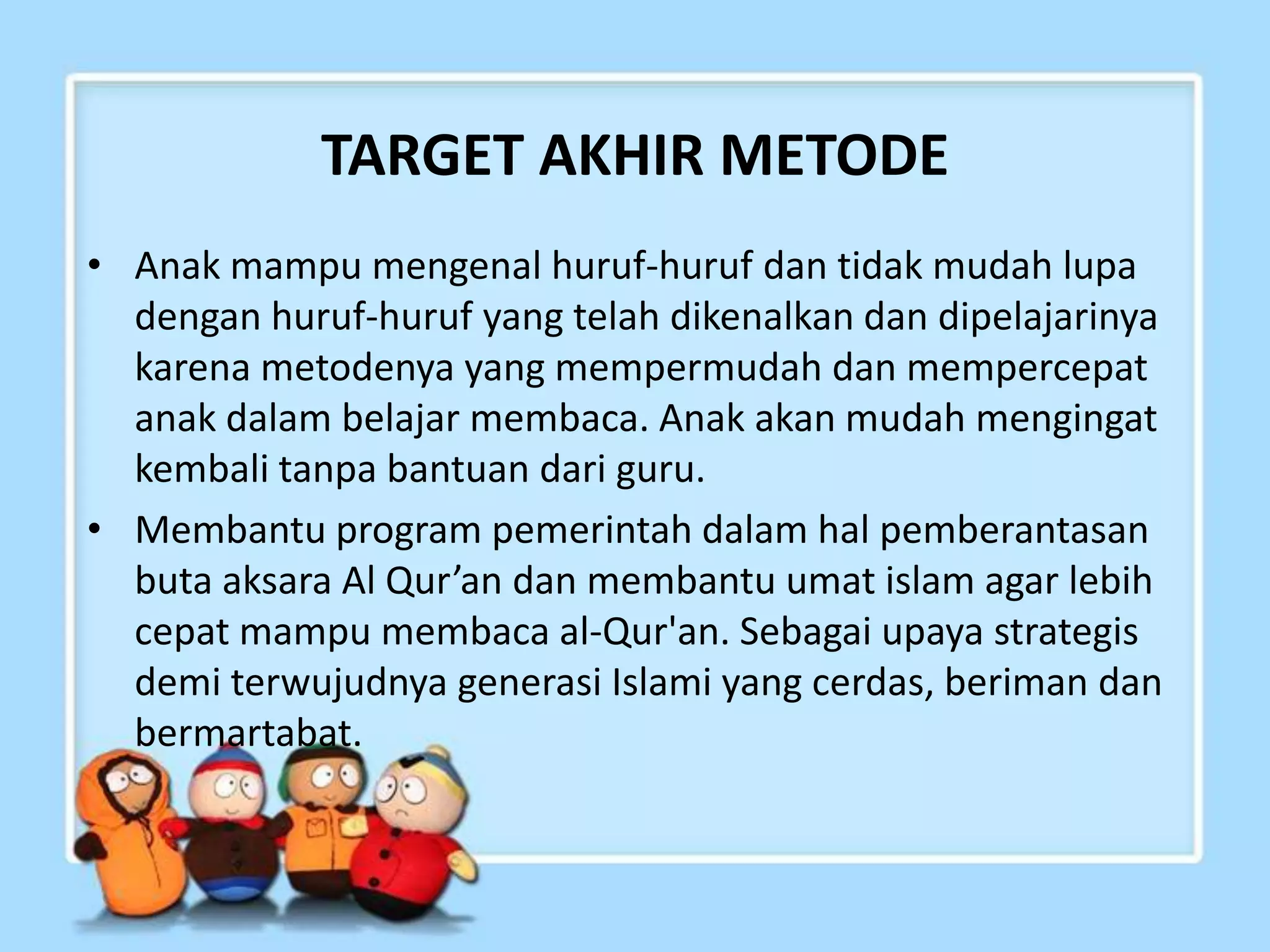 metode baca tulis Al-Quran (Al Barqy) | PPTX