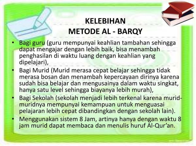 metode baca tulis Al-Quran (Al Barqy) | PPTX