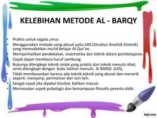 metode baca tulis Al-Quran (Al Barqy) | PPTX