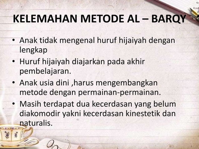 metode baca tulis Al-Quran (Al Barqy) | PPTX