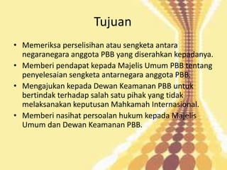 Mahkamah Internasional (ICJ) PPKN | PPTX