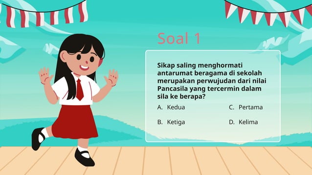 power point pancasila kelas 4 sd n gedong kuning | PPTX