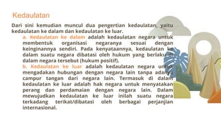 Ppkn kelas ix kedaulatan | PPTX