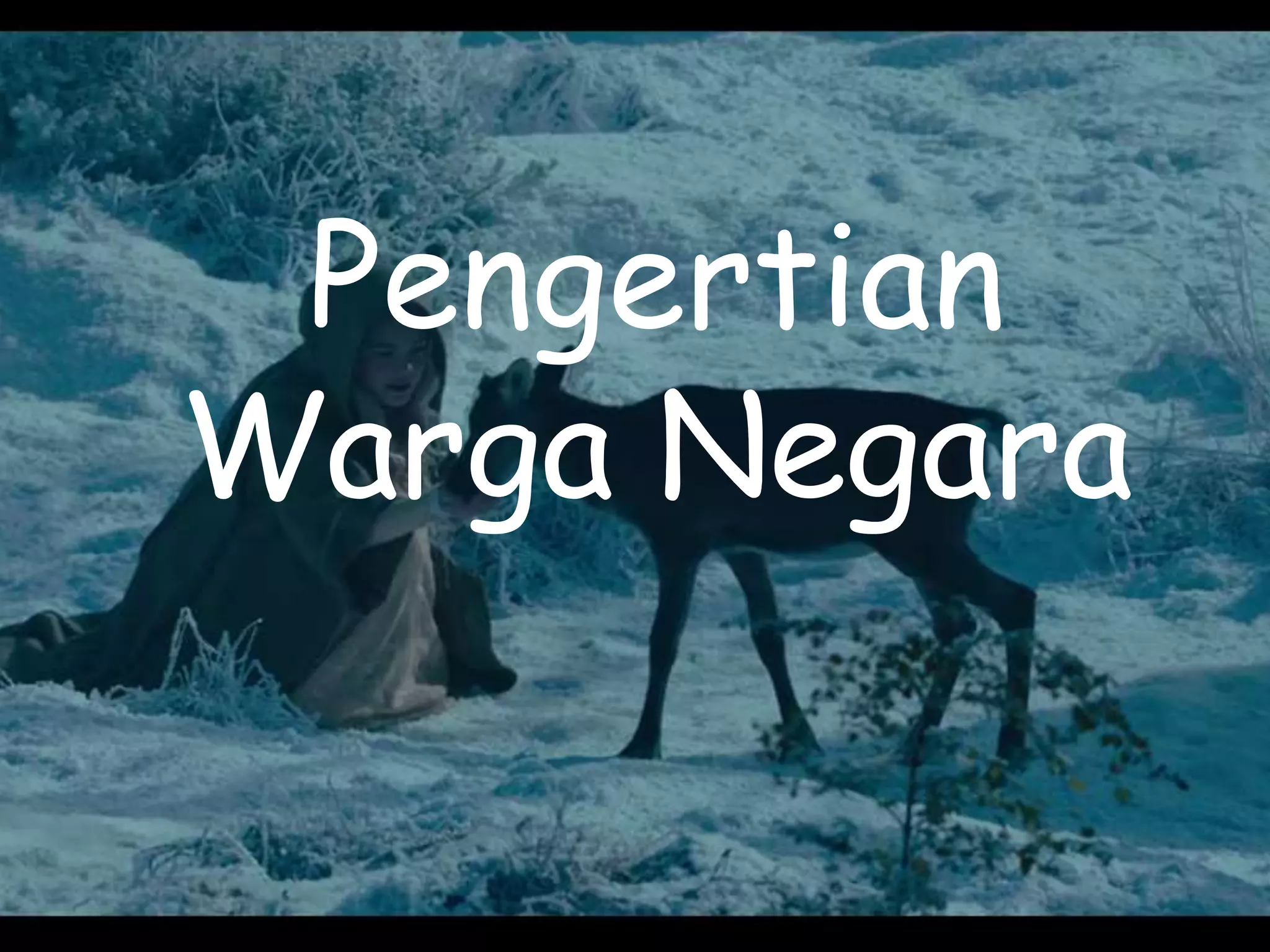 Pengertian Warga Negara | PPTX