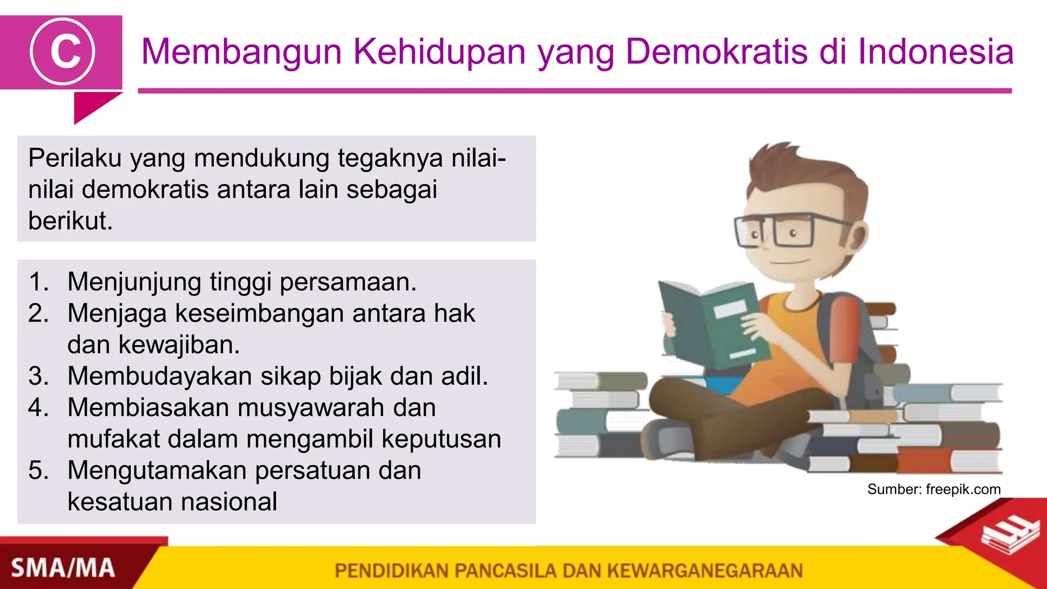 PPKn SMA XI BAB 2 sistem dan dinamika demokrasi di Indonesia | PPTX