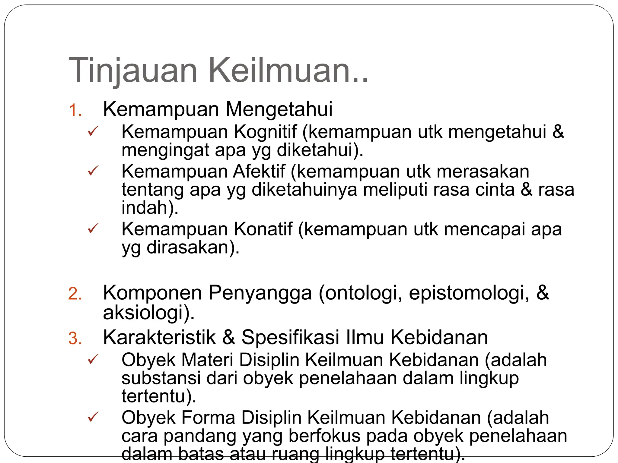 PP Konbid Filosofi dan Definisi Kebidanan | PPTX
