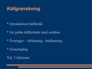 Pp kritiskgranskning | PPT