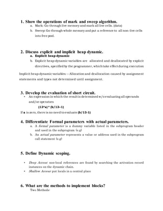 Ppl | DOCX | Programming Languages | Computing