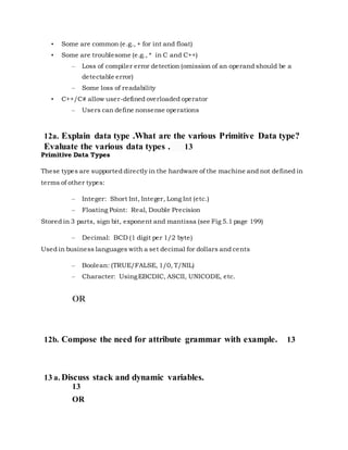 Ppl | DOCX | Programming Languages | Computing