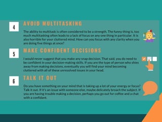 Declutter Your Mind | PPTX