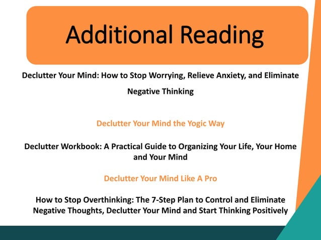 Declutter Your Mind | PPTX