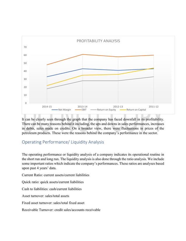 Pakistan Petroleum Limited Financial Report Analysis | PDF