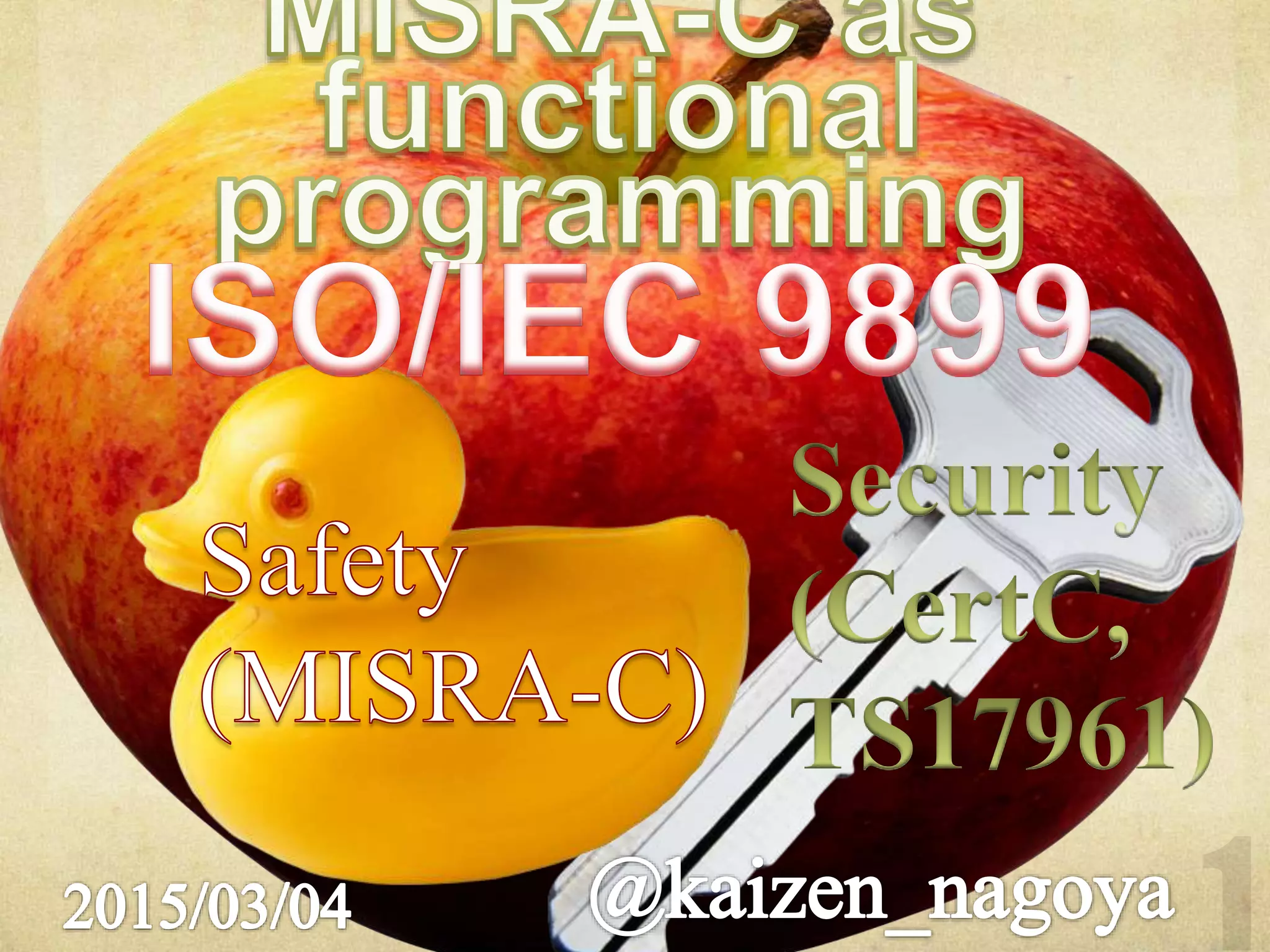 MISRA-C as a functional programming with subset of C programming language | PPT