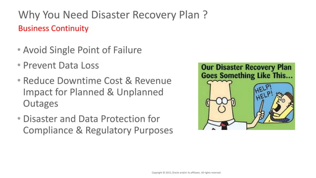 Disaster Recovery pomocí Oracle Cloudu | PPT