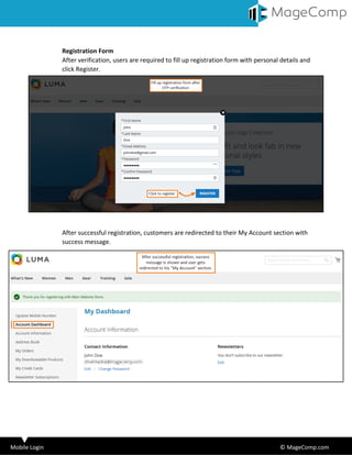 magento 2 mobile login extension | PDF