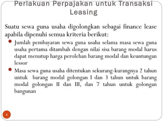 Presentasi Sewa Guna Usaha (leasing) | PPT
