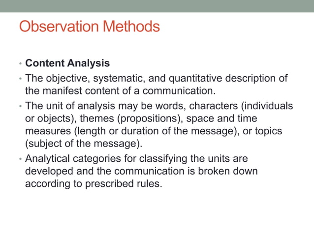 Exploratory and descriptive research : Projective techniques | PPT