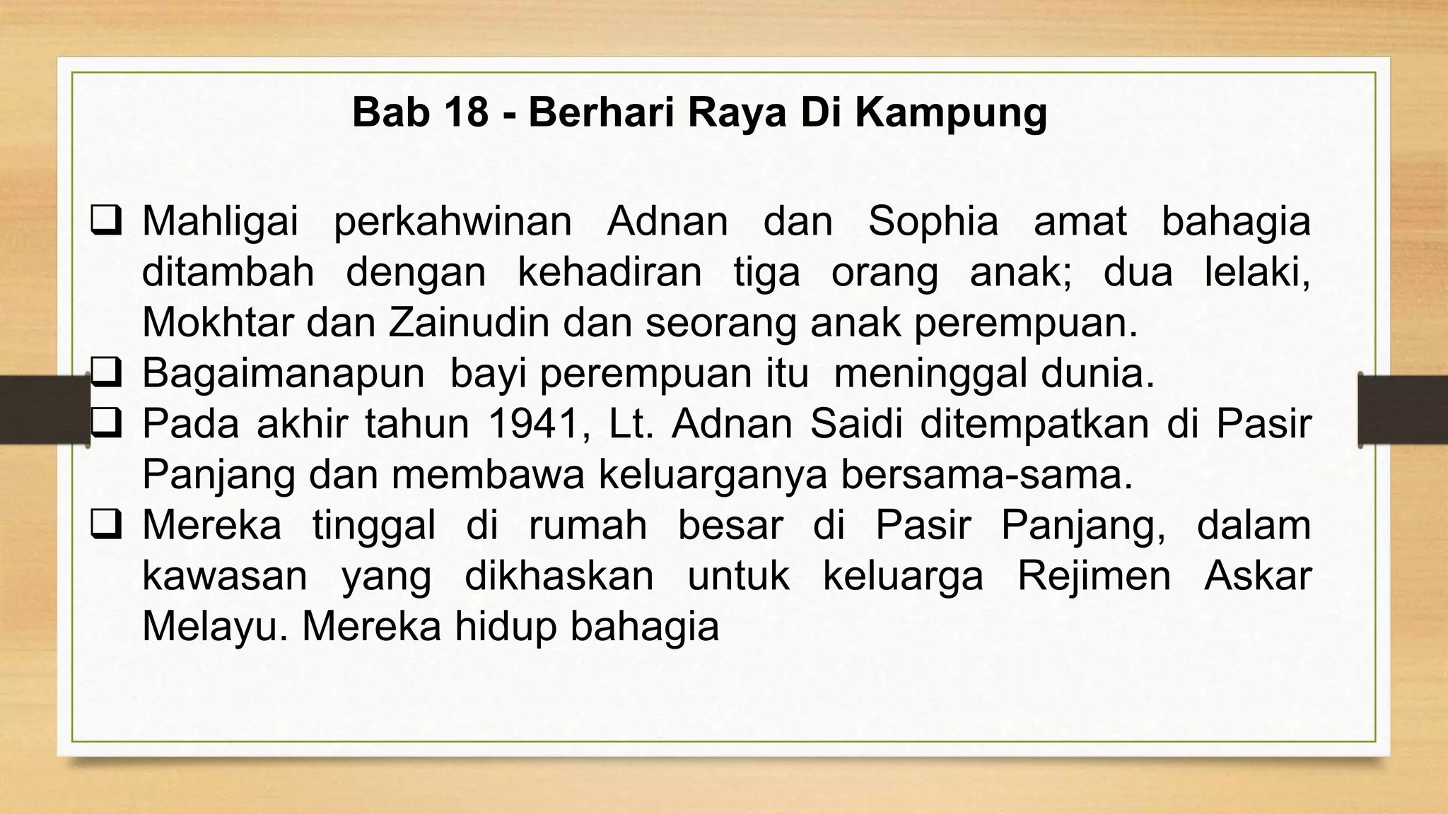 Pengajaran Novel Leftenan Adnan Wira Bangsa | PPTX
