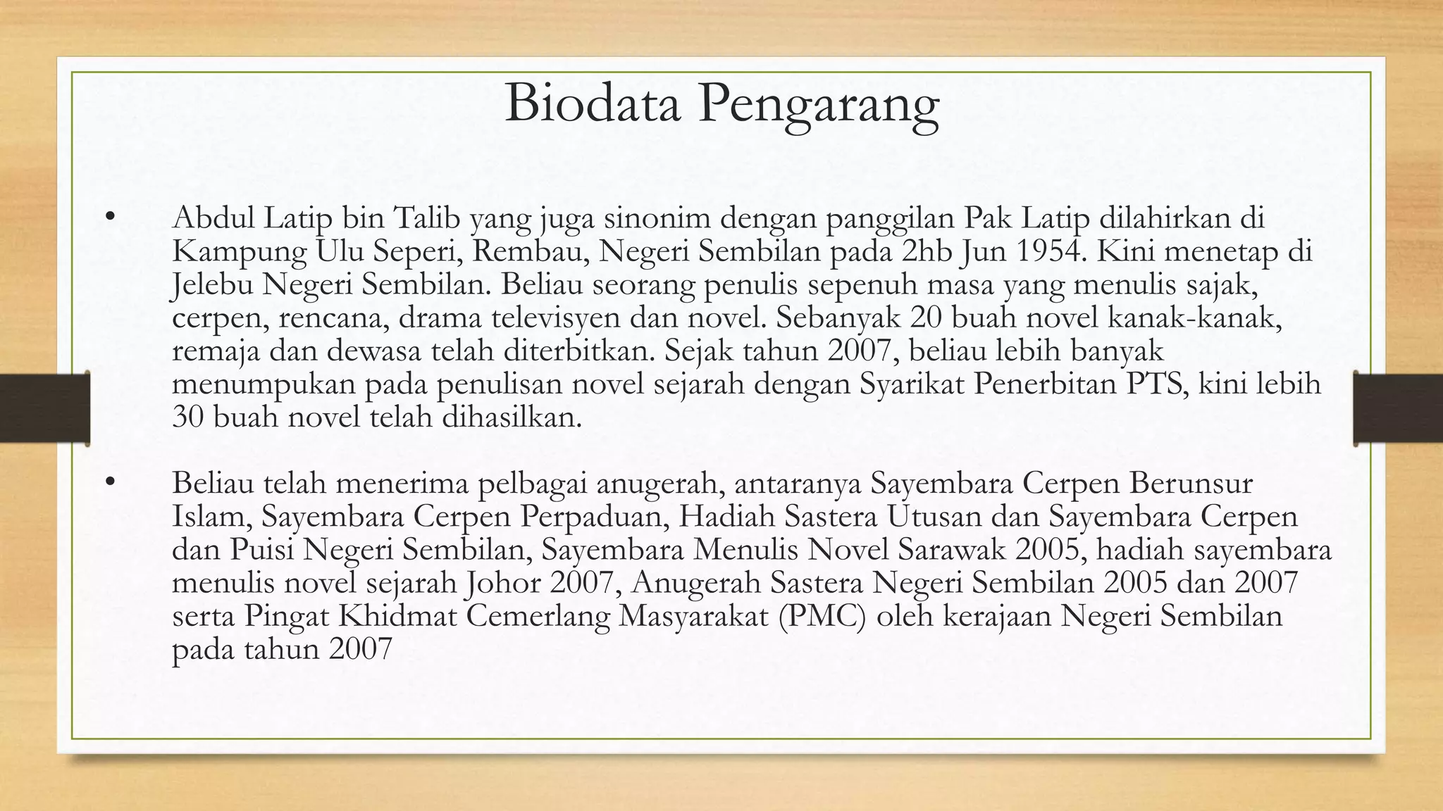 Pengajaran Novel Leftenan Adnan Wira Bangsa | PPTX