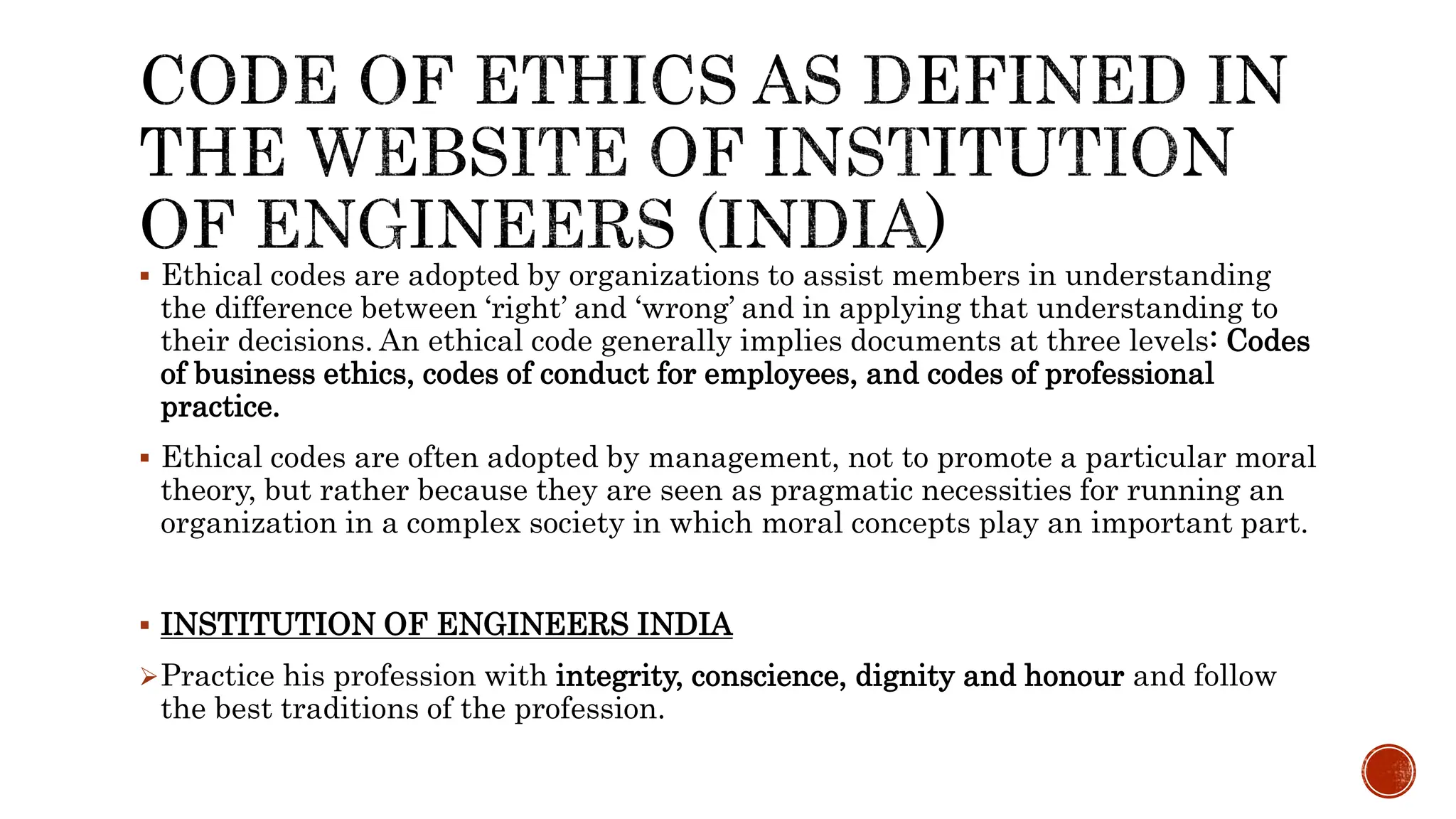 professional practice and ethics notes and in breif | PPTX