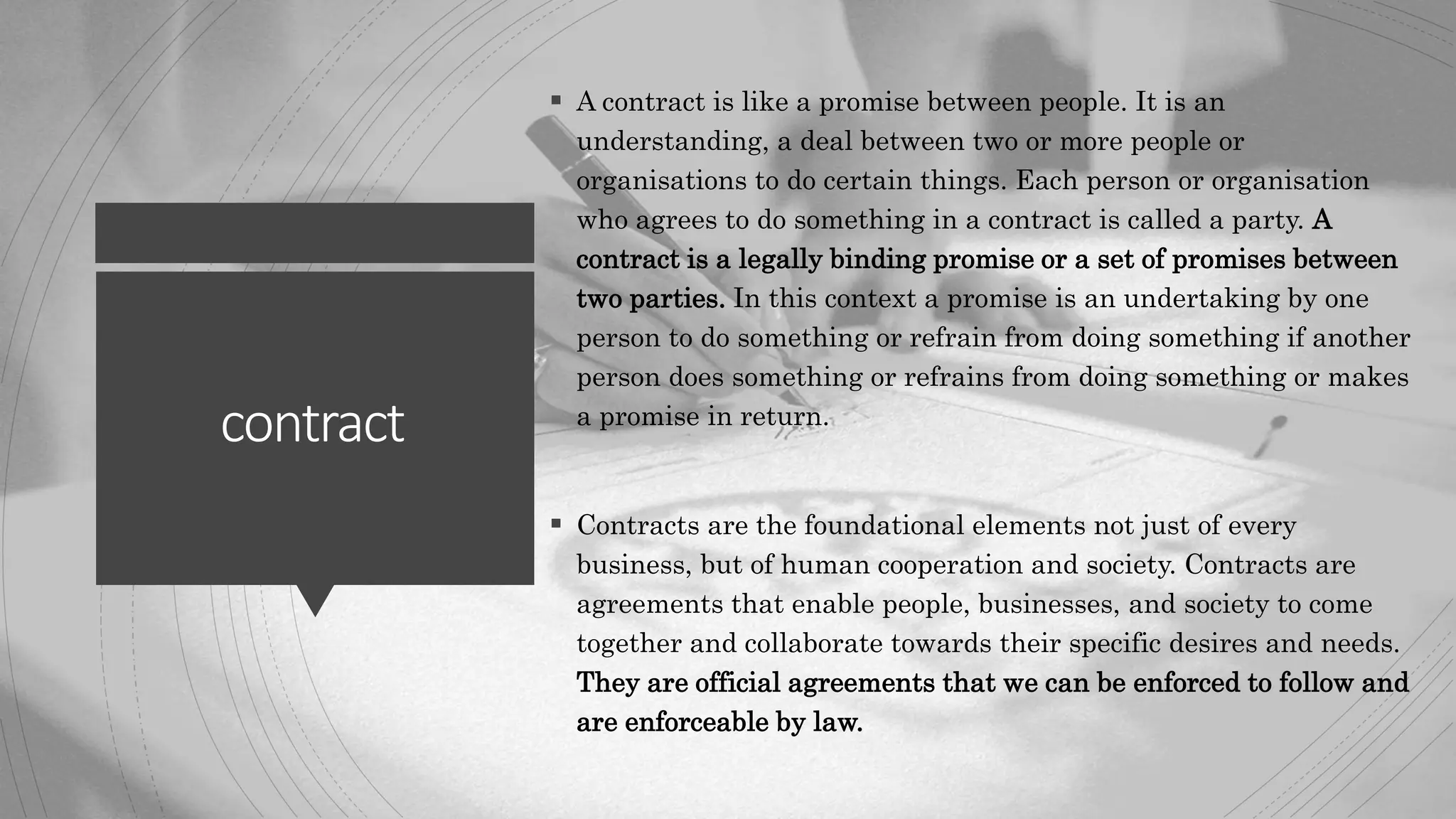 general principle of contract management | PPTX