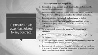 general principle of contract management | PPTX