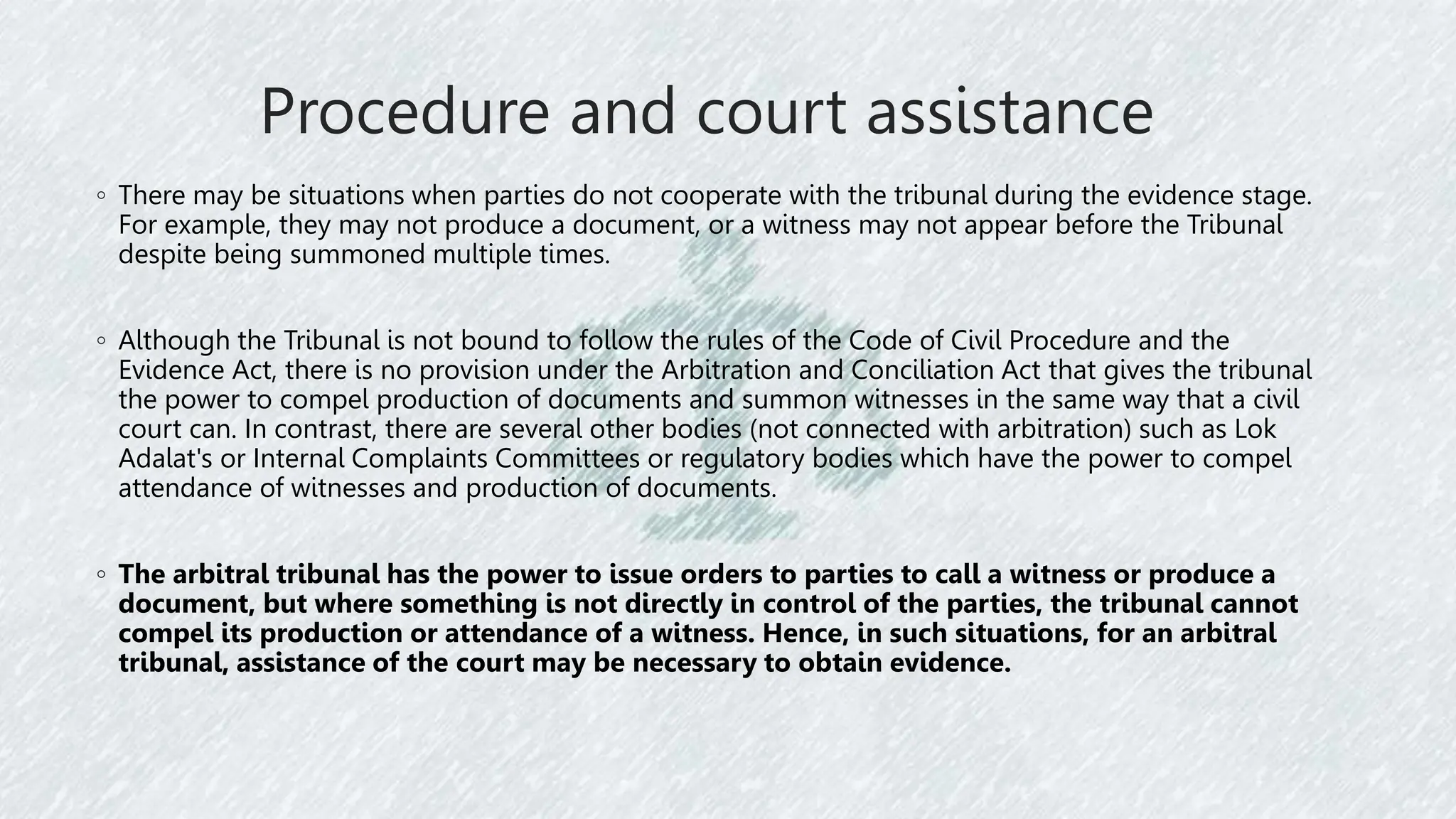 arbitration, conciliation and alternate dispute resolution methods | PPTX