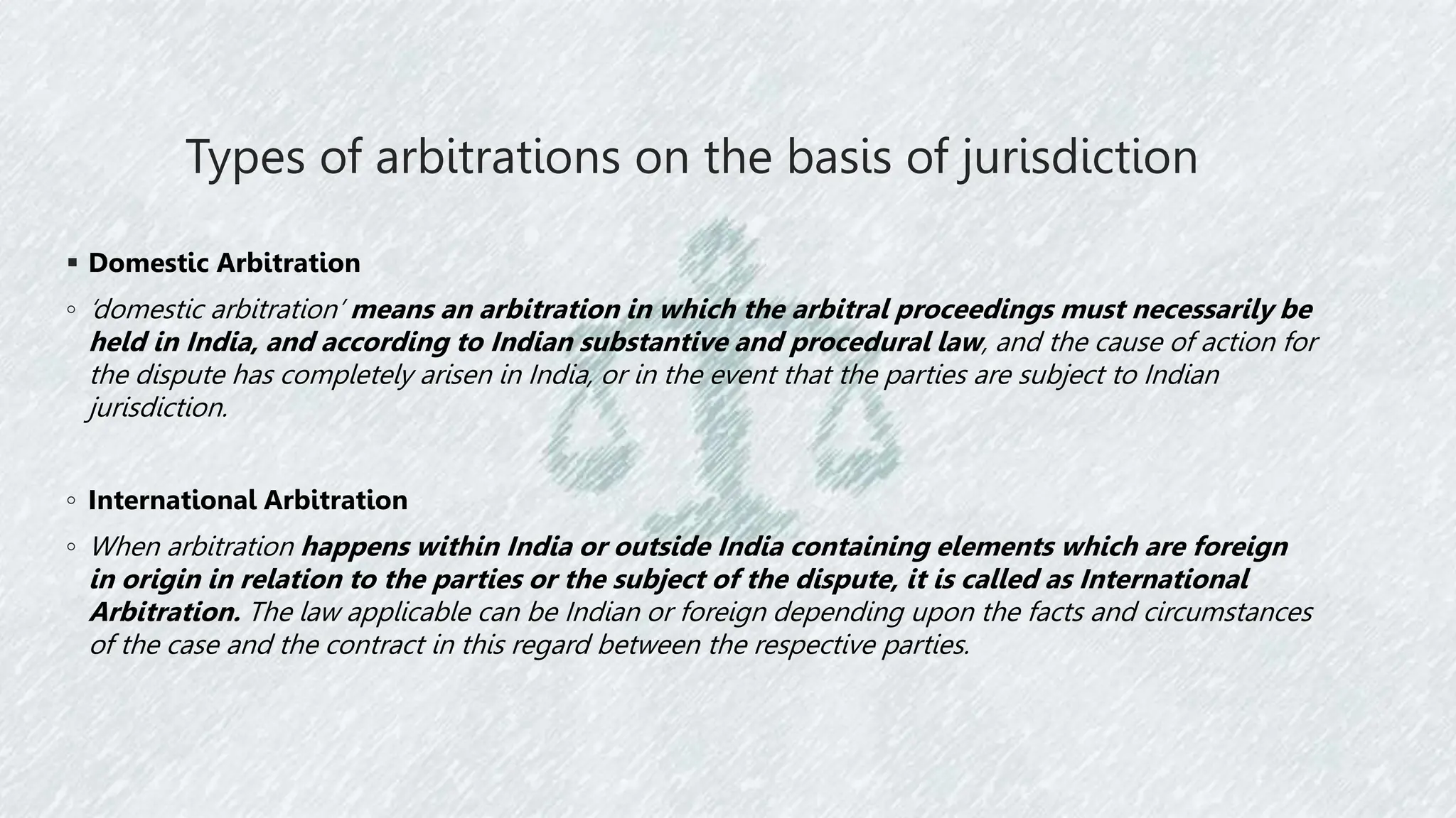 arbitration, conciliation and alternate dispute resolution methods | PPTX