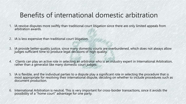 arbitration, conciliation and alternate dispute resolution methods | PPTX