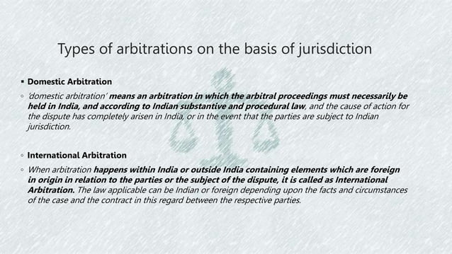 arbitration, conciliation and alternate dispute resolution methods | PPTX
