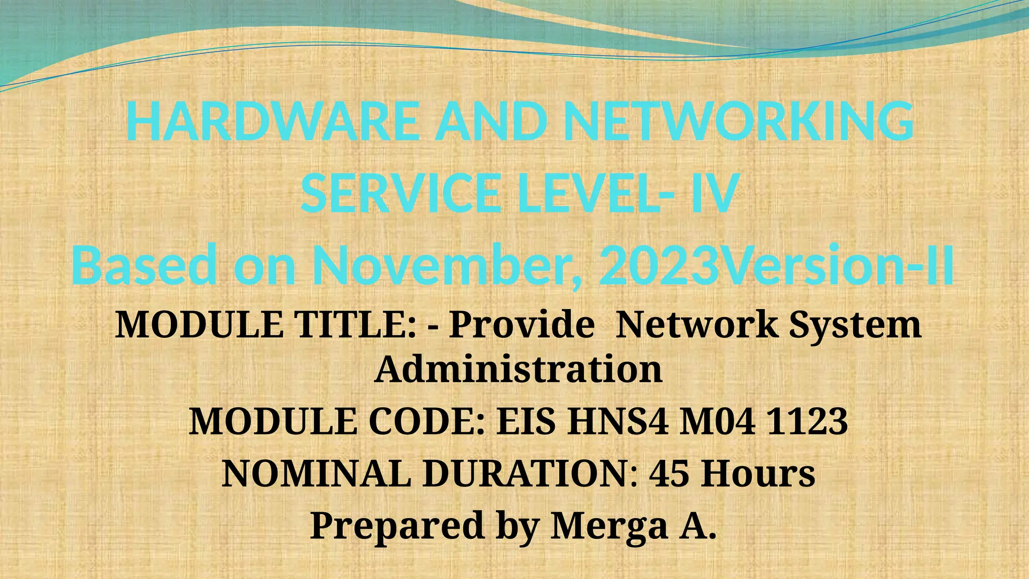 pp level IV Provide Ntw Admin system.pptx